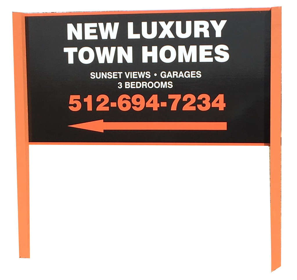 Aluminum & Wood Signs - Austin Budget Signs