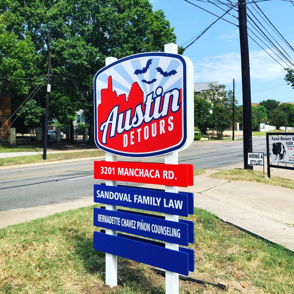 Aluminum & Wood Signs - Austin Budget Signs